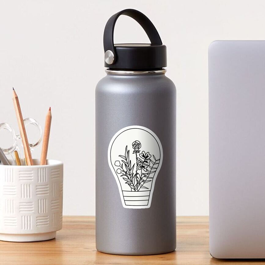 "flower lamp aesthetic " Sticker for Sale by thomaskyriacou | Redbubble