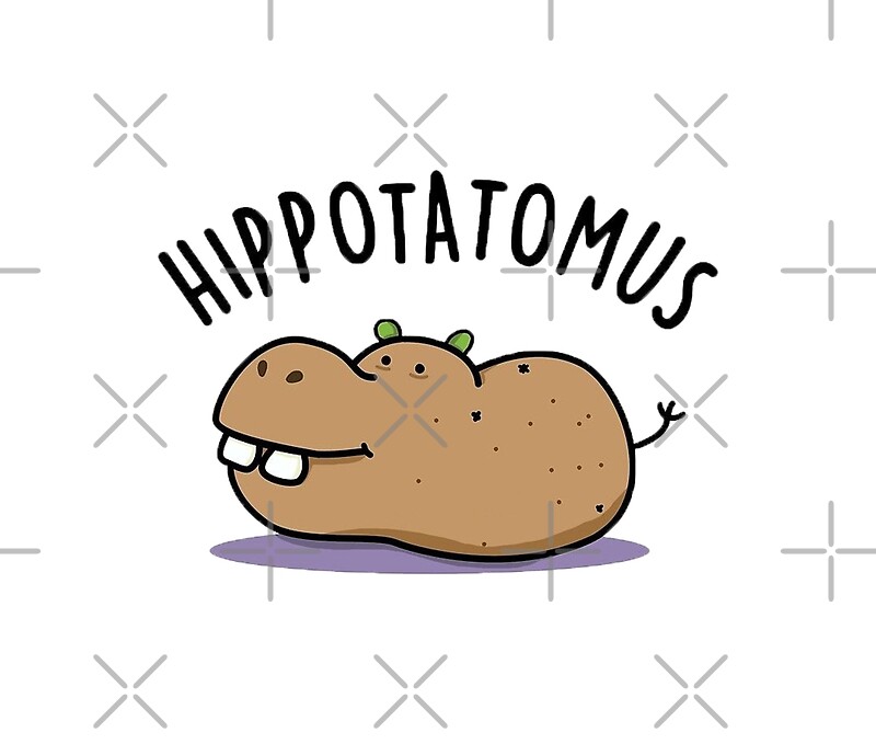 "Hippotatomus Hippo Potato" by 14Smith15 | Redbubble