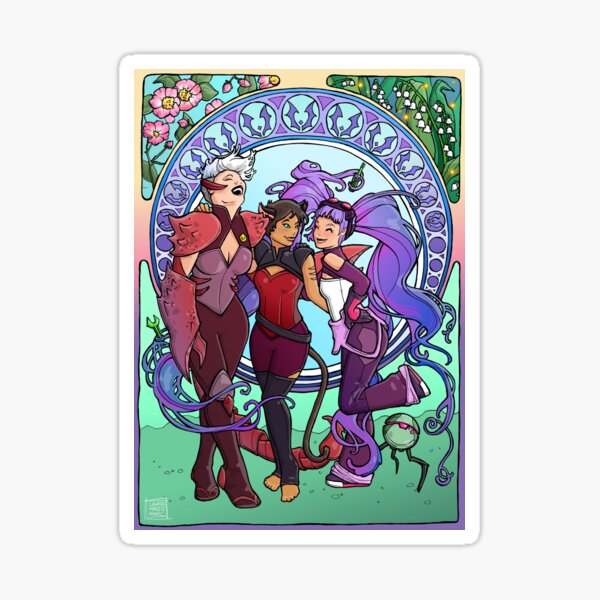 "Superfriends Dream Team!" Sticker by lauragabriel | Redbubble