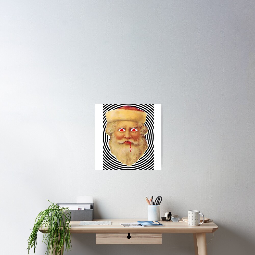 "Psycho Santa Claus" Poster for Sale by Alex3214 | Redbubble