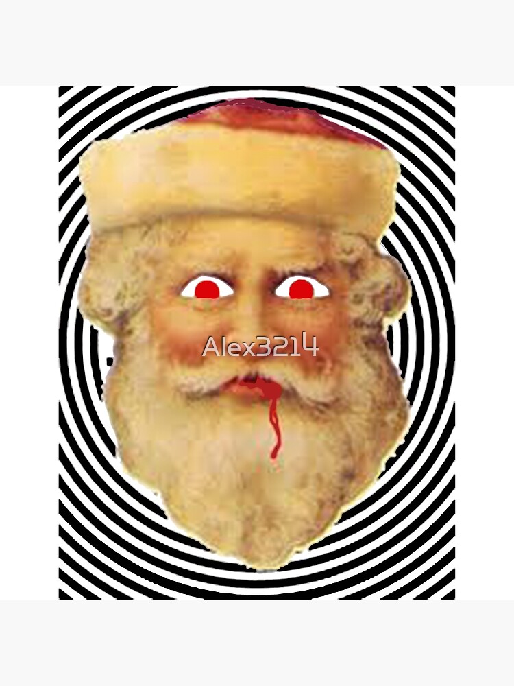 "Psycho Santa Claus" Poster for Sale by Alex3214 | Redbubble