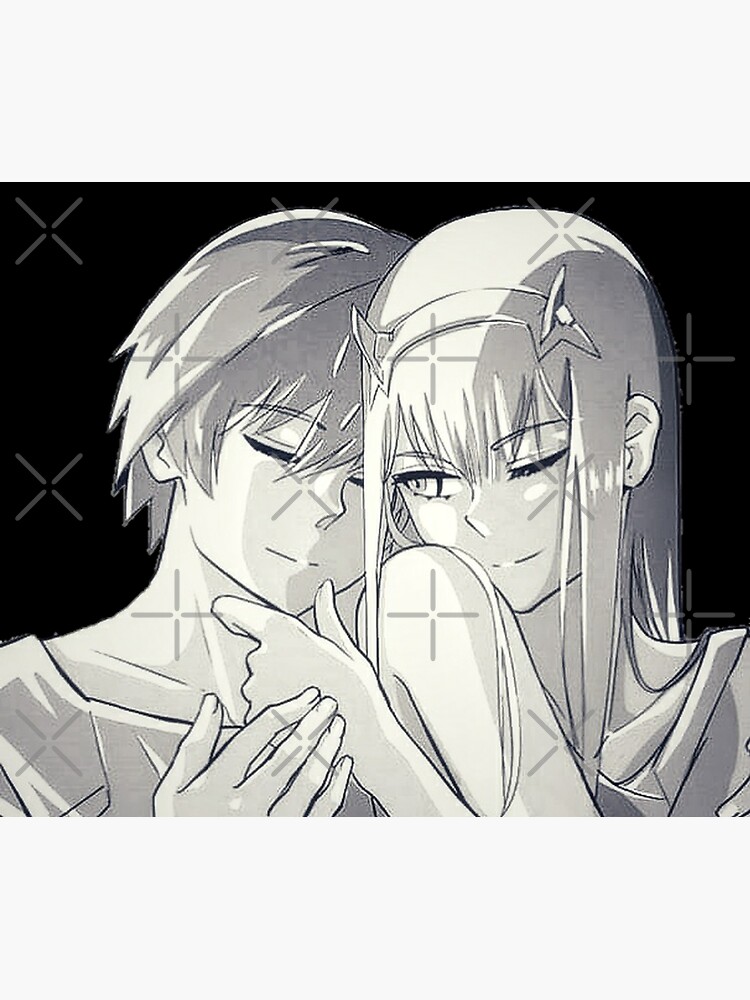 "Zero two black and white" Photographic Print by Otakugeneration ...