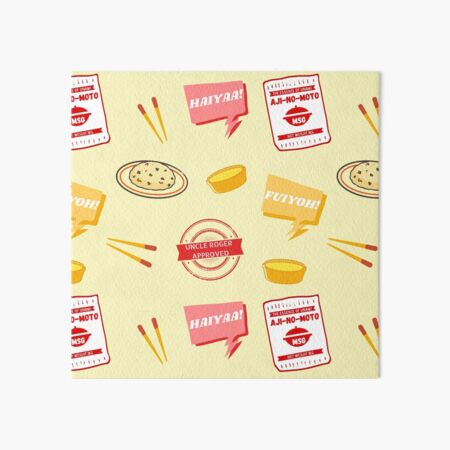 "Uncle Roger Sticker Pack/Pattern #2" Art Board Print for Sale by ...