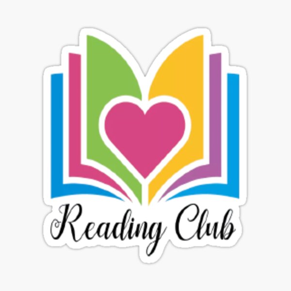 "Reading Club" Sticker for Sale by Aladdin96 | Redbubble