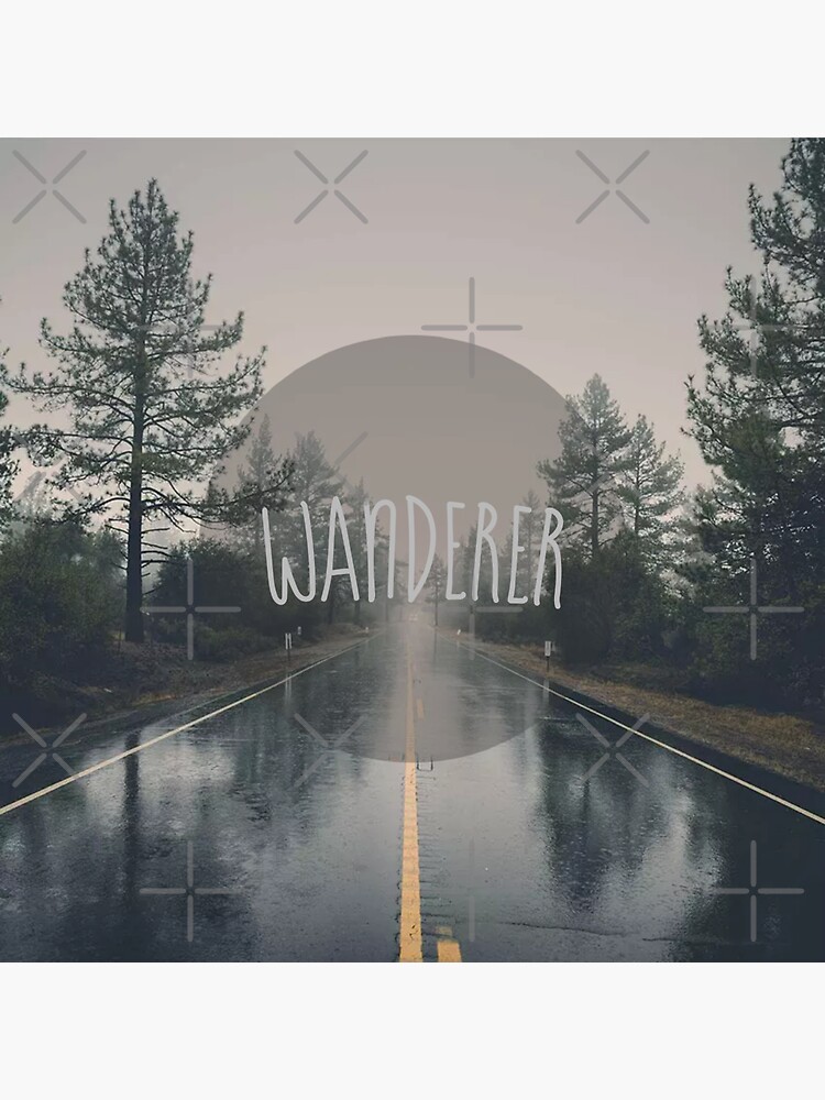 "Wanderer" Sticker by Beeffervescent | Redbubble