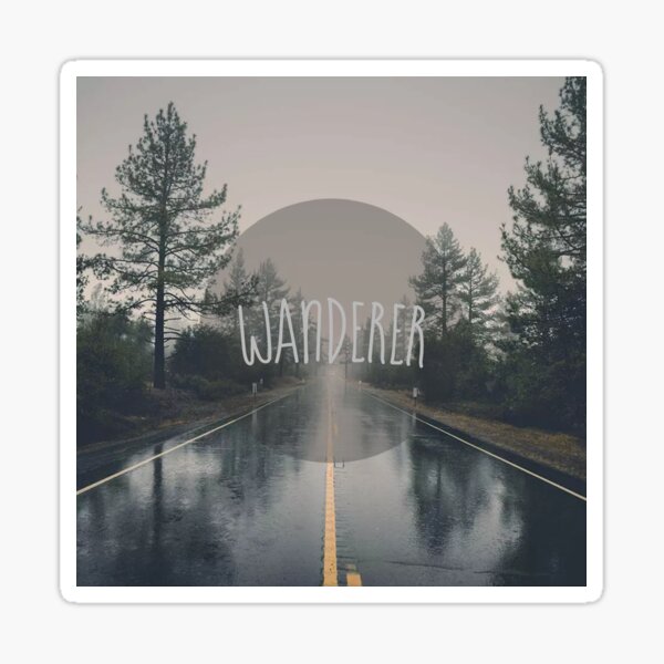 "Wanderer" Sticker by Beeffervescent | Redbubble