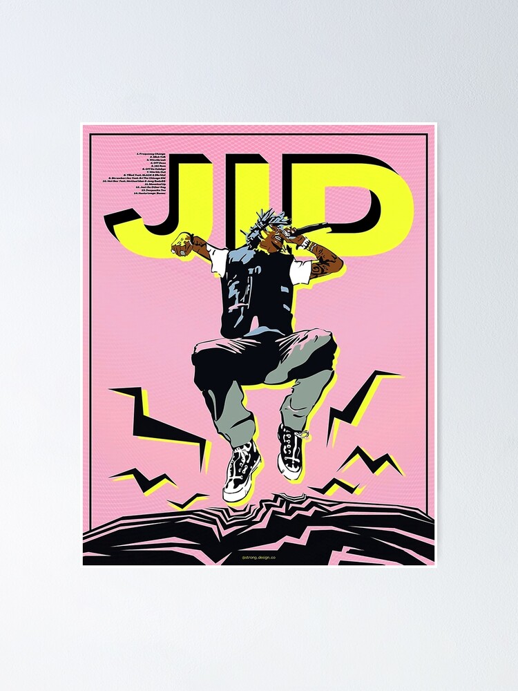 "JID - Singing" Poster for Sale by kenyolkopi | Redbubble