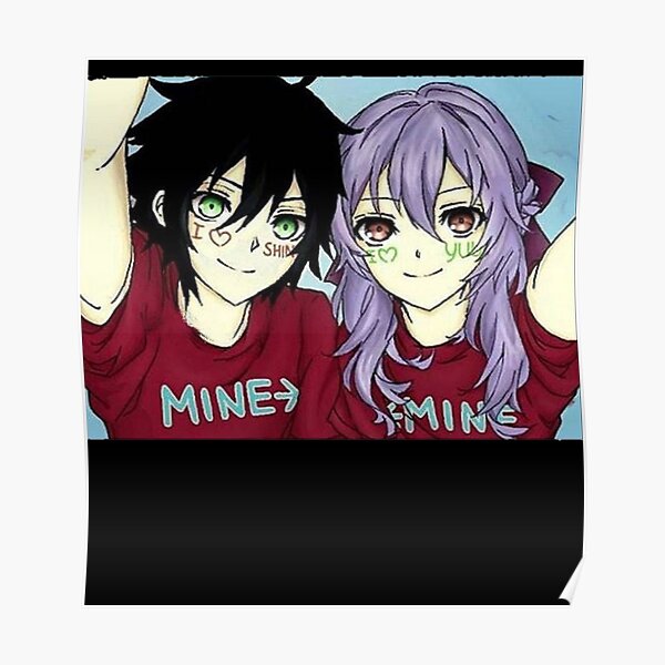 "Yūichirō Hyakuya & Shinoa" Poster by RGNightMare | Redbubble