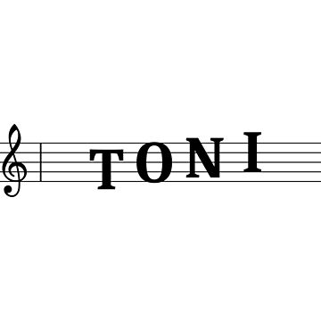 "Name Toni" Sticker for Sale by gulden | Redbubble