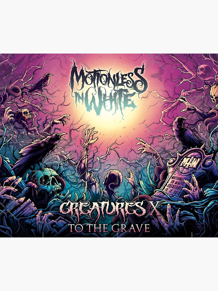 "Motionless In White " Sticker for Sale by DigitalDesgin | Redbubble