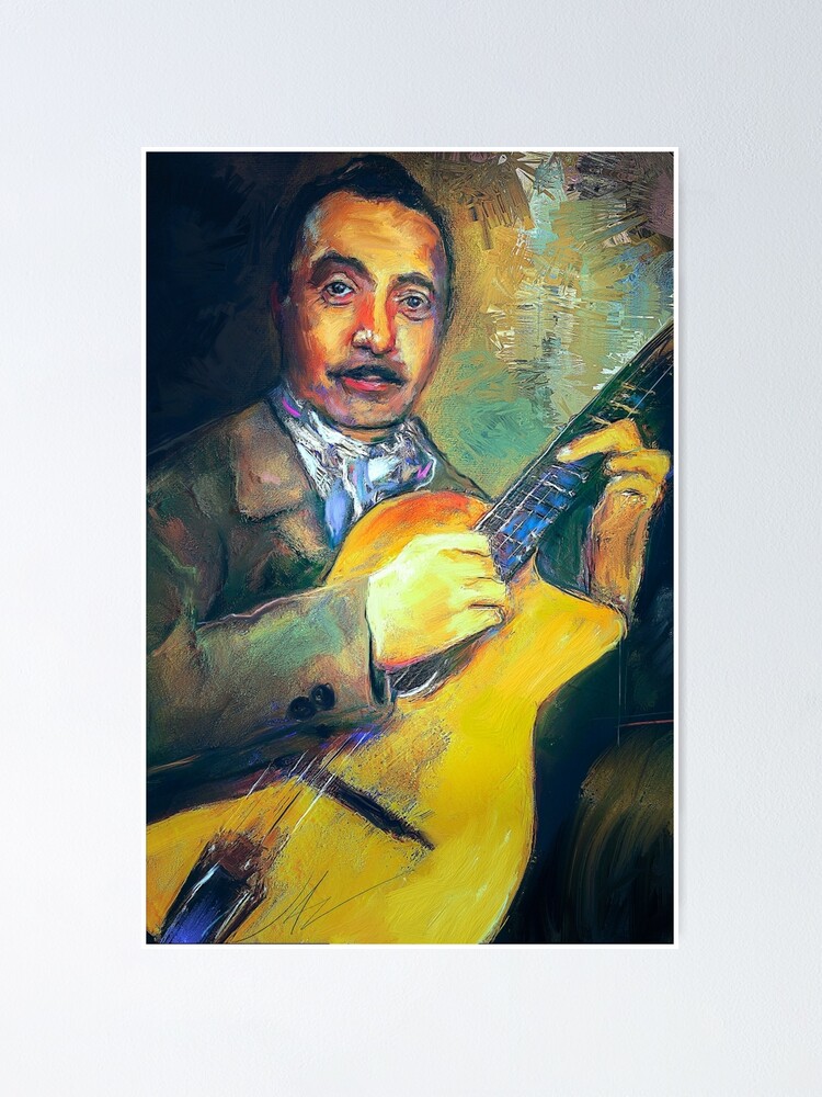 "DJANGO REINHARDT" Poster for Sale by jalpix | Redbubble