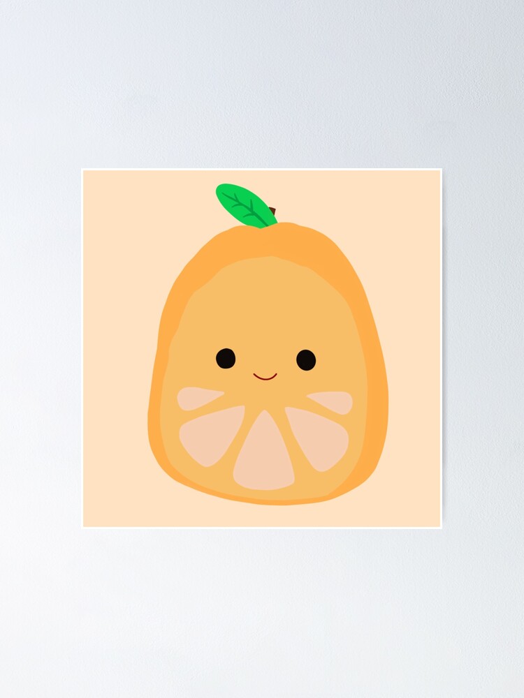 "The Cutest Squishy Orange" Poster by Tatoooooooom | Redbubble
