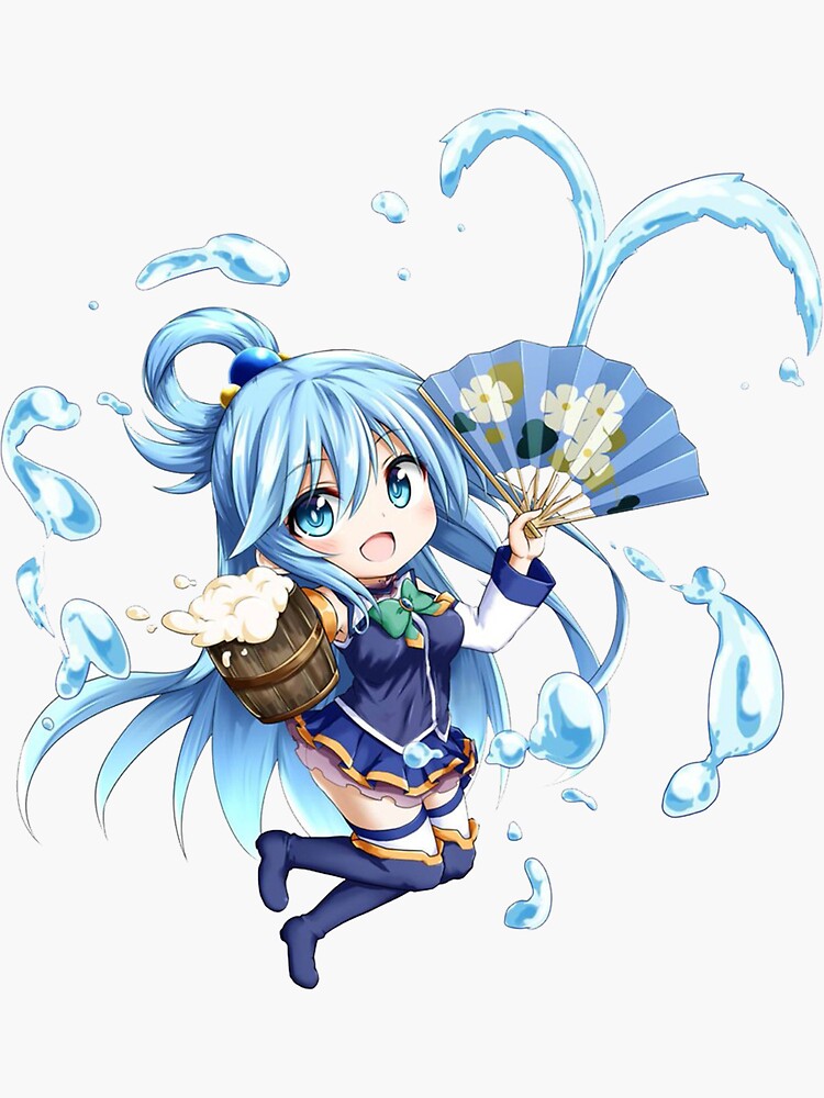 "Konosuba Kono Suba Kono subarashii sekai ni shukufuku o! Aqua" Sticker ...