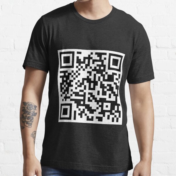 "Rick Roll QR Code" T-shirt for Sale by BruhItsBerg | Redbubble | funny ...