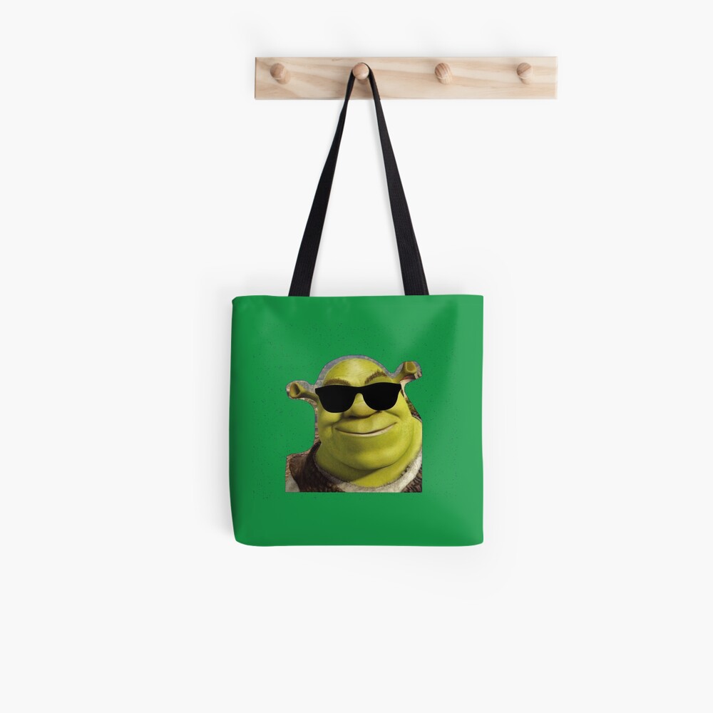 "Shrek with Shades" Tote Bag for Sale by romantxc | Redbubble