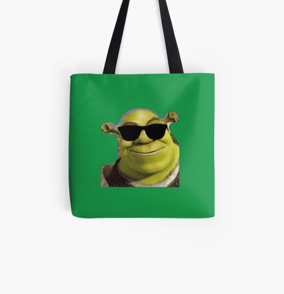 "Shrek with Shades" Tote Bag for Sale by romantxc | Redbubble