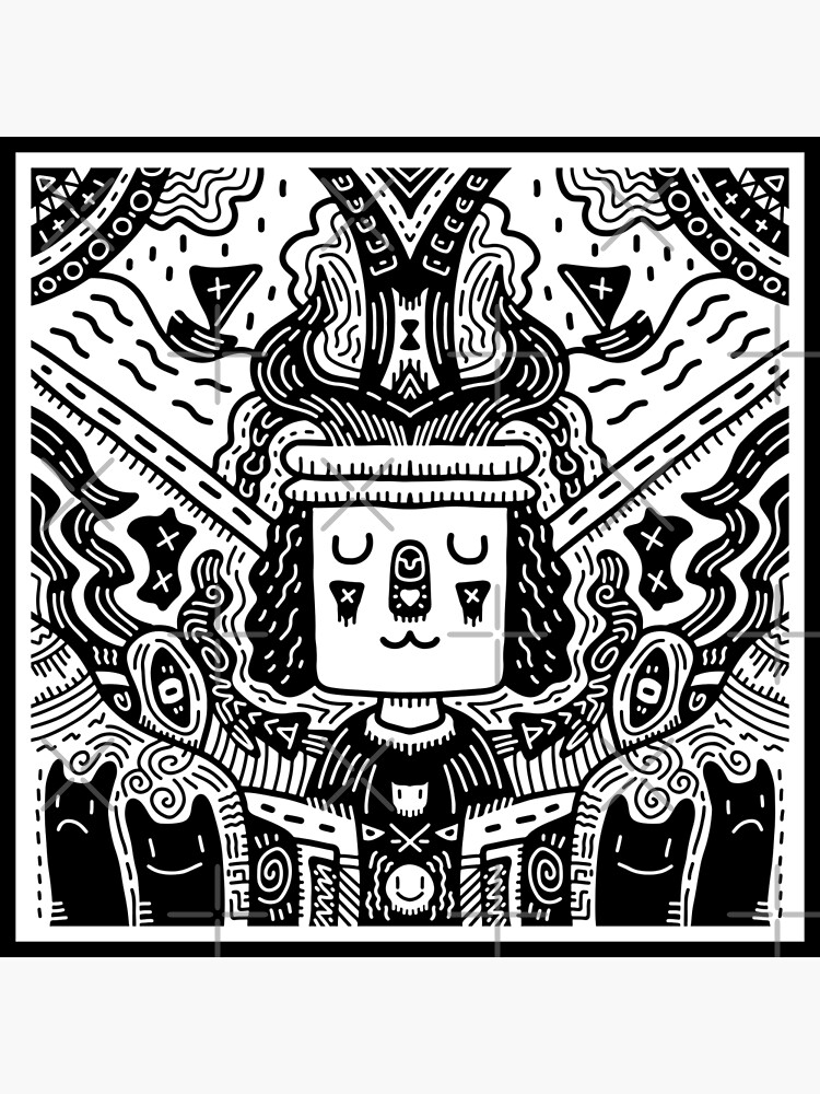 "Wild dream doodle art" Poster for Sale by gelald | Redbubble