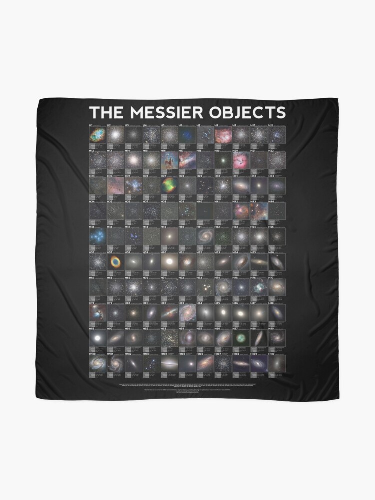 "The Messier Objects" Scarf for Sale by Feynman | Redbubble
