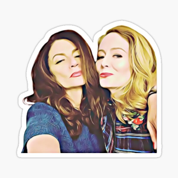 "Michelle and Miranda" Sticker for Sale by SingofSolace | Redbubble
