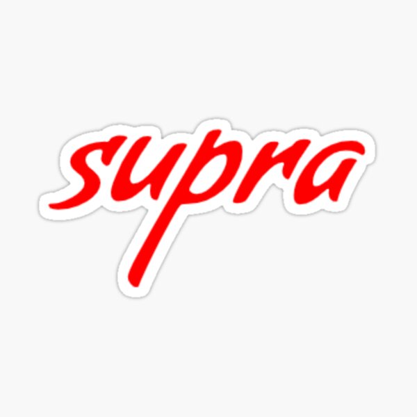 "Toyota Supra" Sticker by Création Québec | Redbubble