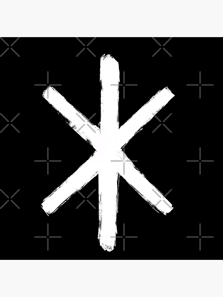 "STRENGTH RUNE" Sticker by neonminimal | Redbubble