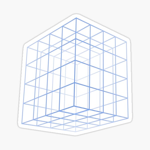 "Cubed png" Sticker by existences | Redbubble