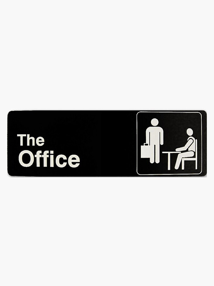 "Das Büro" Sticker von marhuerta1 | Redbubble