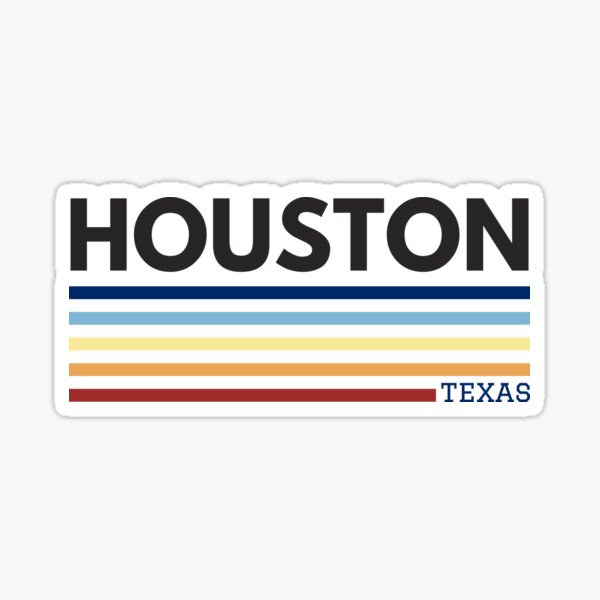 "Houston Texas" Sticker for Sale by Taumaturgo | Redbubble
