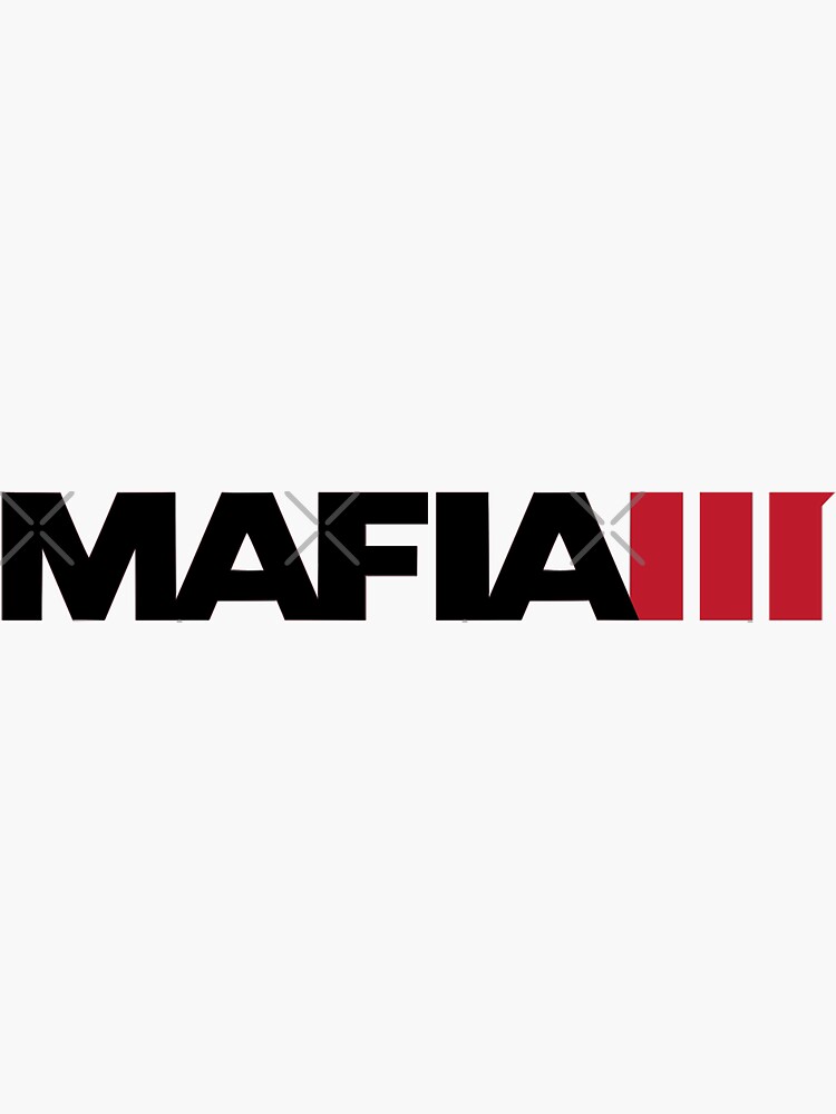 "Mafia 3 logo" Sticker by JaroNT | Redbubble
