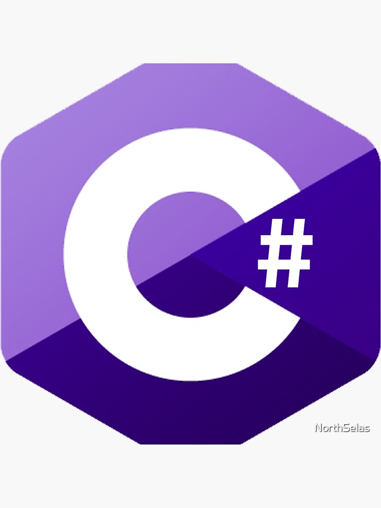 "C# Logo" Sticker for Sale by CodingHarry | Redbubble