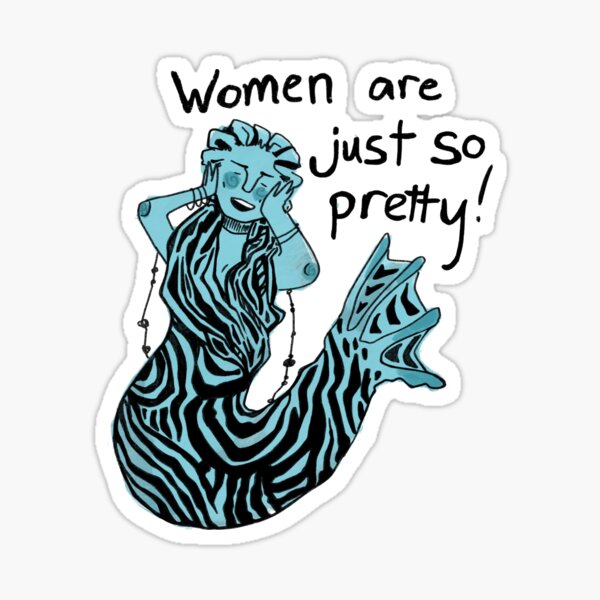 "WLW Mermaid" Sticker by MattyOakley | Redbubble