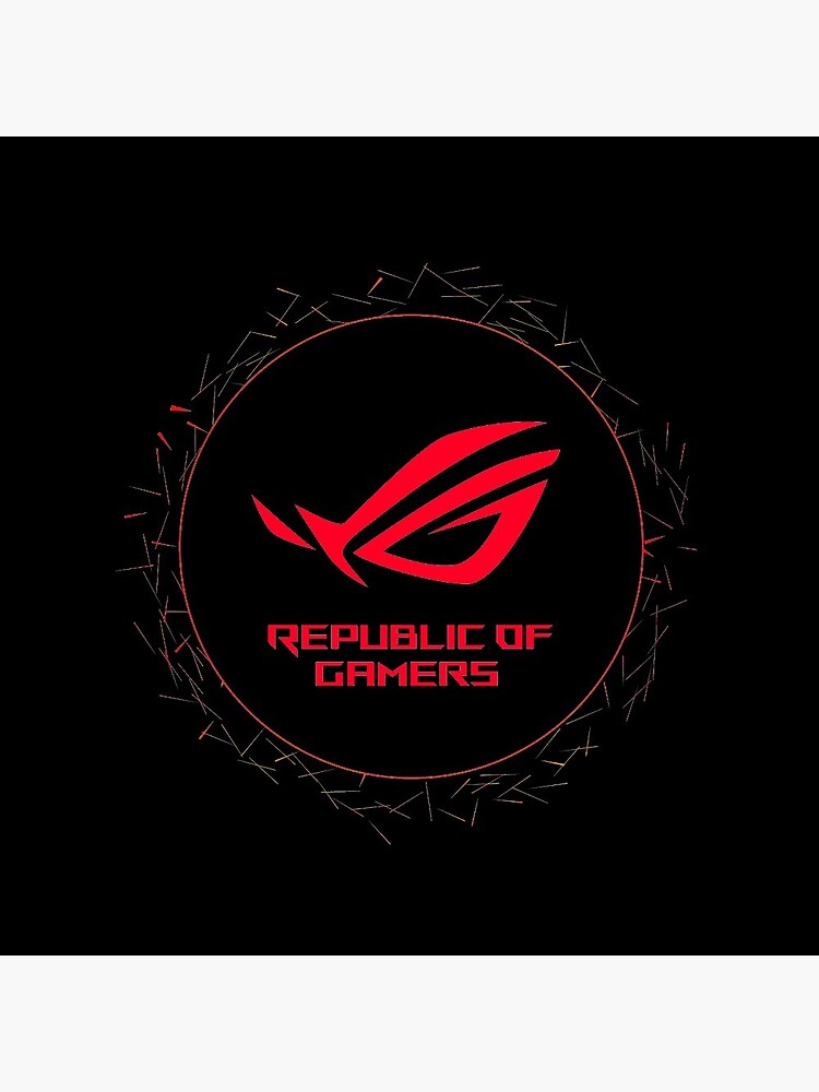 "Republic of Gamers - Asus Rog Strix Logotipe" Pin by ArtxcL | Redbubble