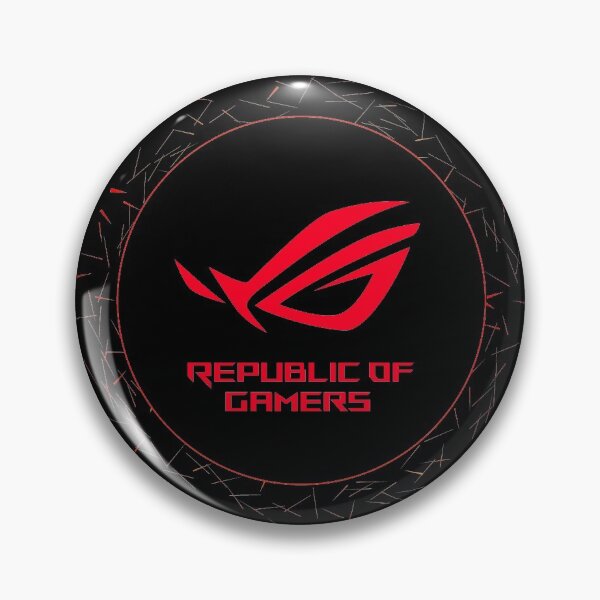 "Republic of Gamers - Asus Rog Strix Logotipe" Pin by ArtxcL | Redbubble