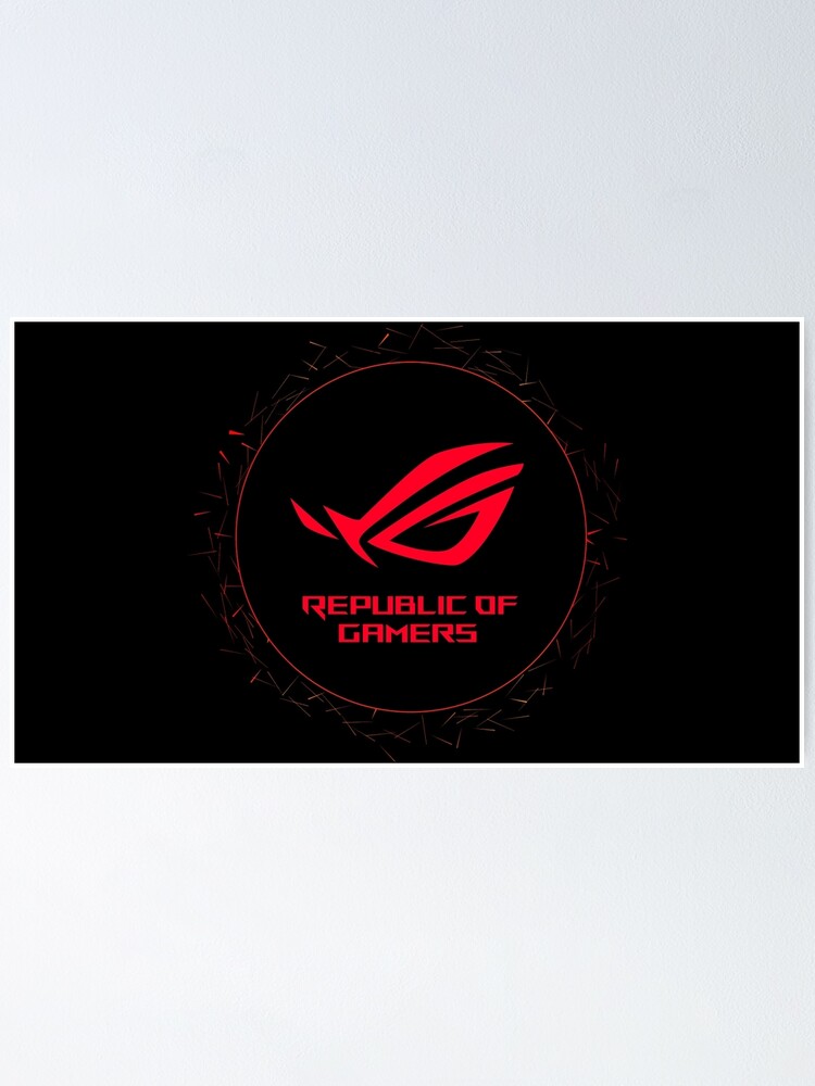 "Republic of Gamers - Asus Rog Strix Logotipe" Poster by ArtxcL | Redbubble