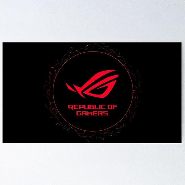 "Republic of Gamers - Asus Rog Strix Logotipe" Poster by ArtxcL | Redbubble