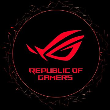 "Republic of Gamers - Asus Rog Strix Logotipe" Coasters (Set of 4) by ...