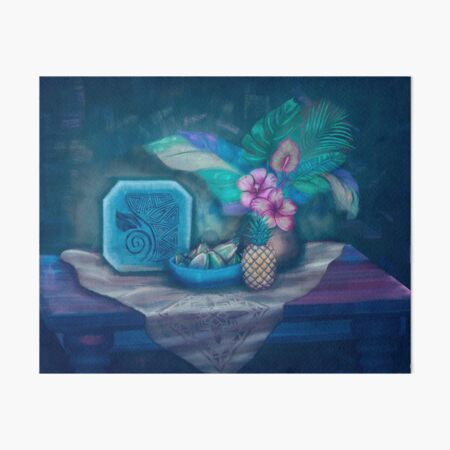 "Samoan - Hawaiian - Still Life Floral Painting" Art Board Print for ...