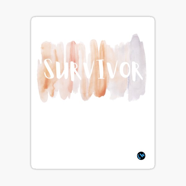 "Survivor" Sticker by CW-YTChannel | Redbubble