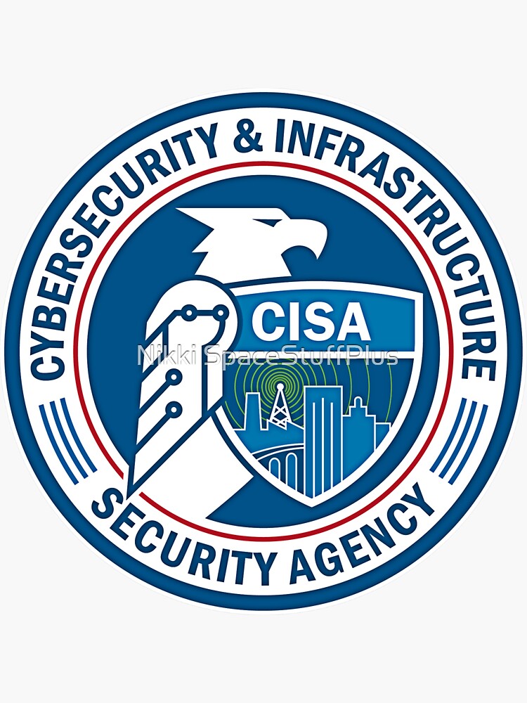 "CISA Logo" Sticker for Sale by Spacestuffplus | Redbubble