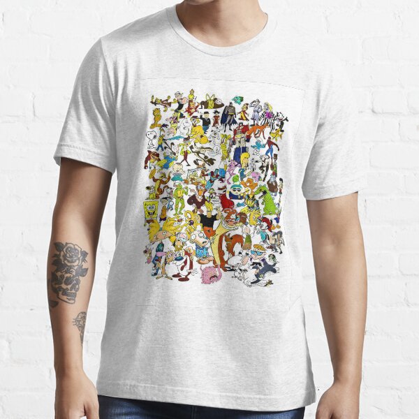 "90s cartoons 80s classic tv kids" T-shirt for Sale by mrilladesigns ...