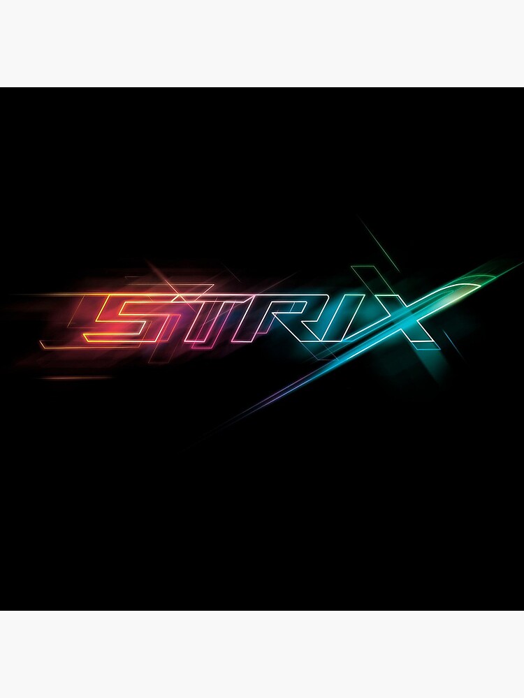 "Strix Asus Rog Logo Neon Multicolor - Republic of gamers" Coasters ...