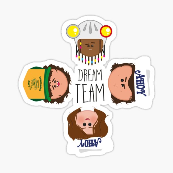 "Tream Stranger Team" Sticker by GhettoArt | Redbubble