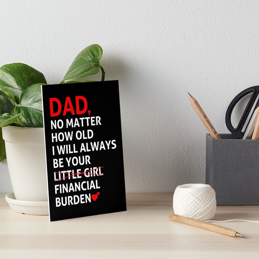 "Financial Burden" Art Board Print by kiko-designs | Redbubble