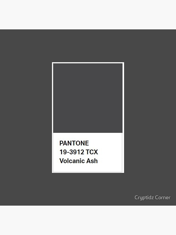 Lámina fotográfica «Color Pantone 19-3912 TCX Ceniza volcánica» de ...