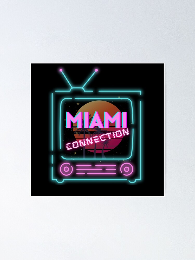 Póster «Miami Connection Vaporwave | Películas de Neo 80 | Clásicos de ...