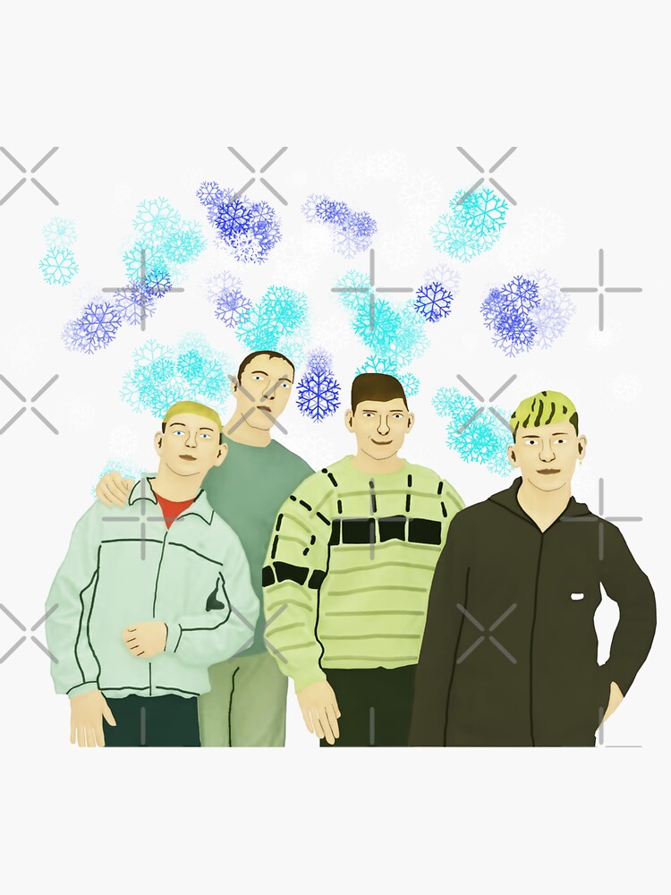 "Steklovata novi god" Sticker for Sale by HangLooseDraft | Redbubble