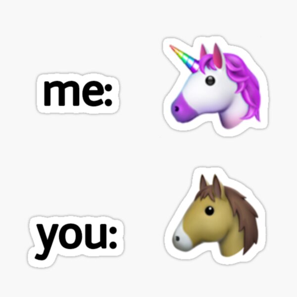 "you vs me" Sticker by el000 | Redbubble