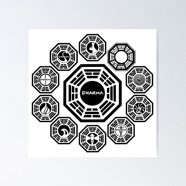 "DHARMA Initiative" Poster for Sale by Studio Infinito | Redbubble