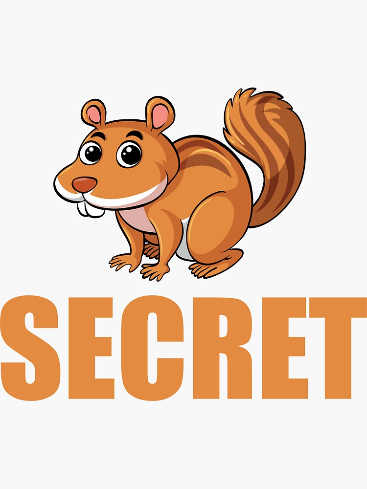 "Secret Squirrel" Sticker for Sale by Viridium | Redbubble