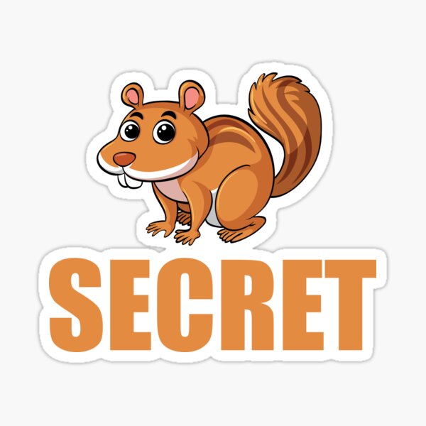 "Secret Squirrel" Sticker for Sale by Viridium | Redbubble